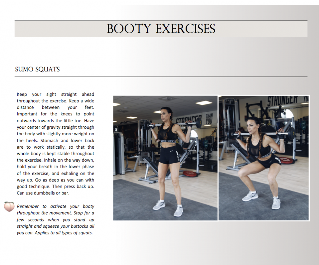 Booty building program - GYM - FitnessMom Store